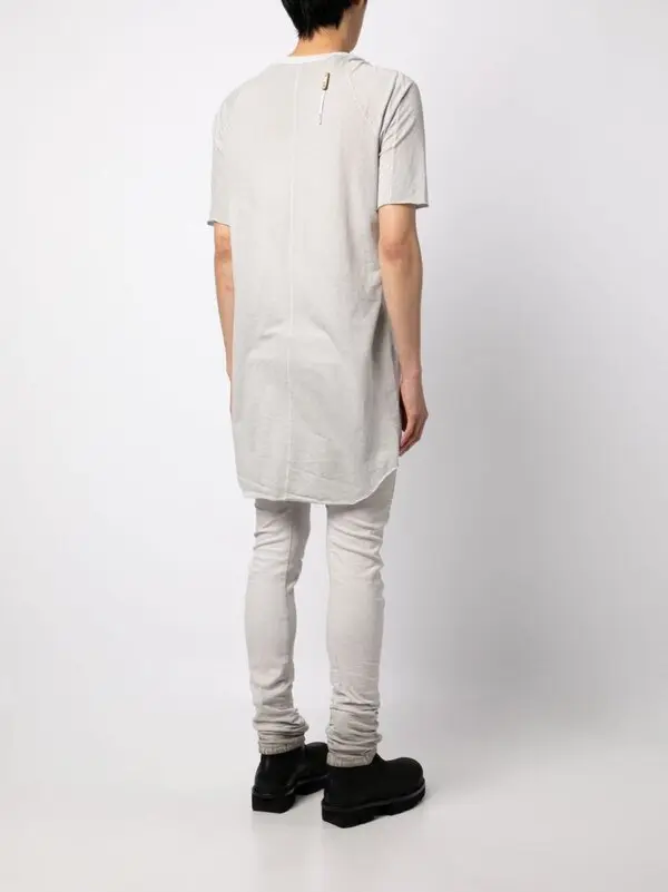 Boris Bidjan Saberi Round Neck Longline T-shirt