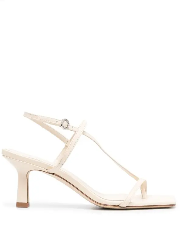 AeydĒ 70mm Leather Sandals - Neutrals