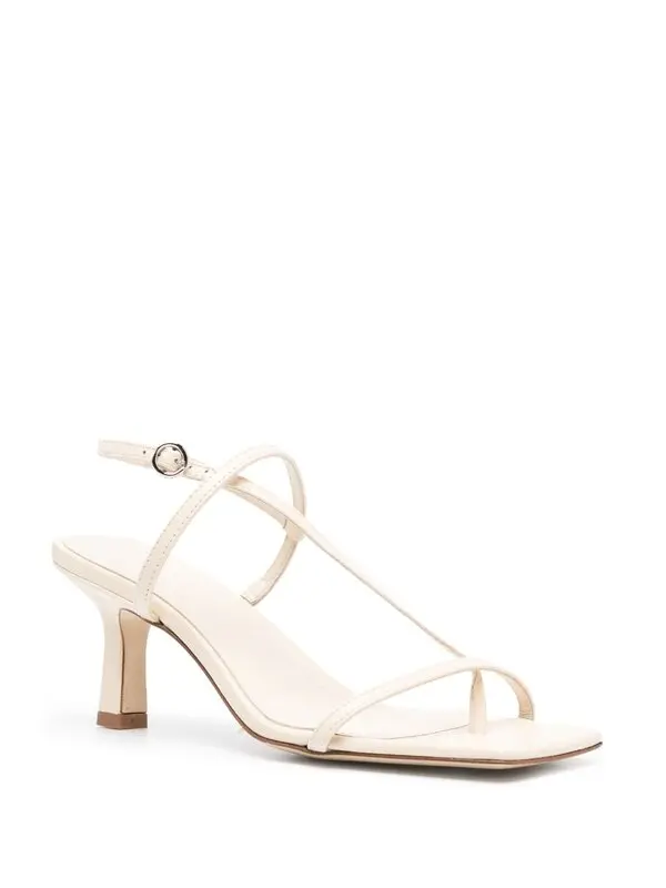 AeydĒ 70mm Leather Sandals - Neutrals