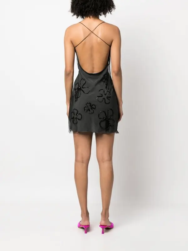 Gcds Patrick-embellished Tulle Mini Dress