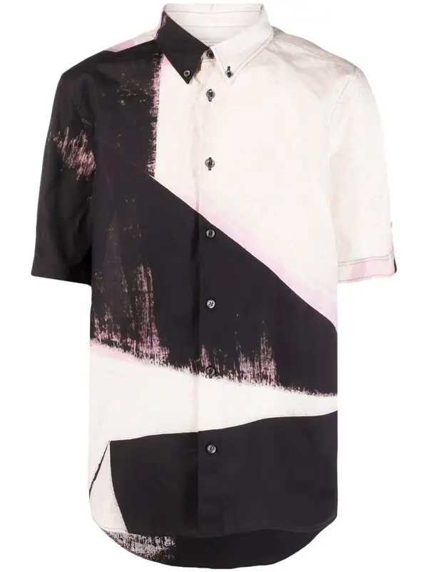 Alexander McQueen Brushstroke Cotton Shirt