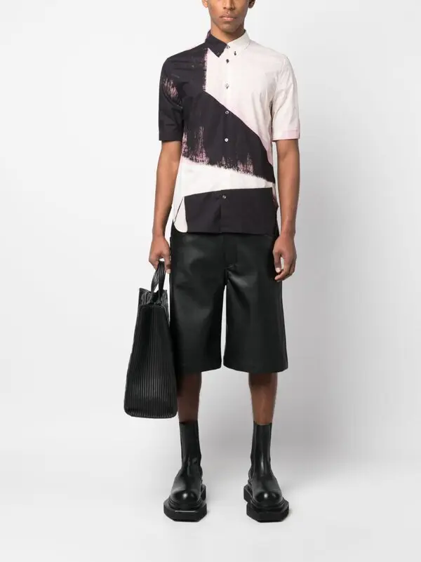 Alexander McQueen Brushstroke Cotton Shirt