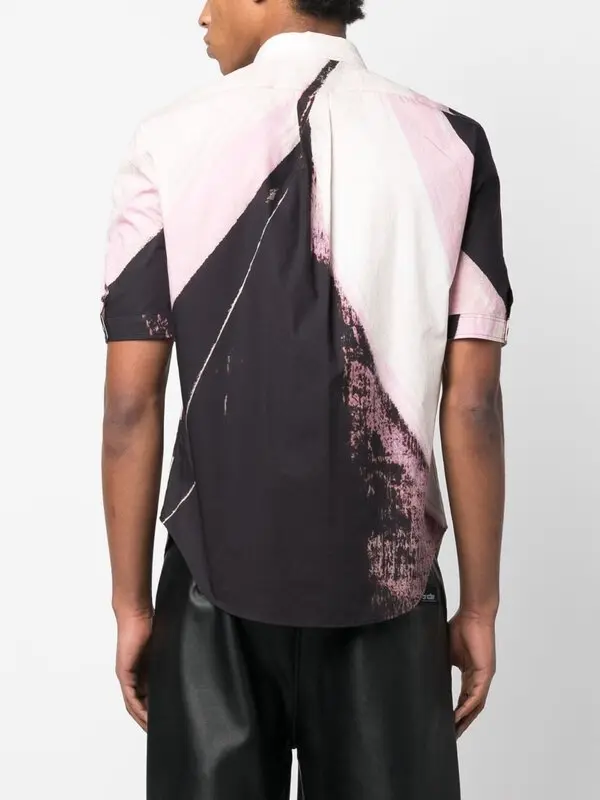 Alexander McQueen Brushstroke Cotton Shirt