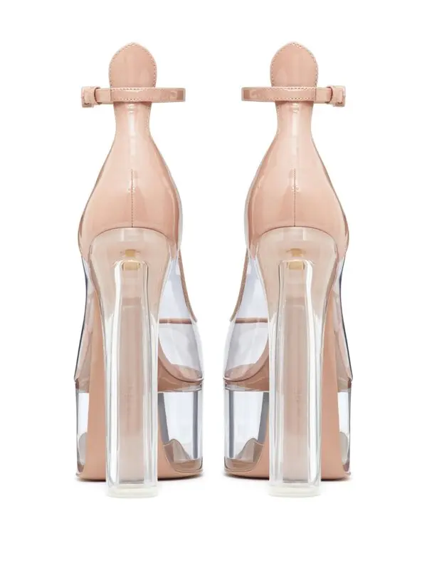 Valentino Garavani Tan-go Transparent Platform Pumps