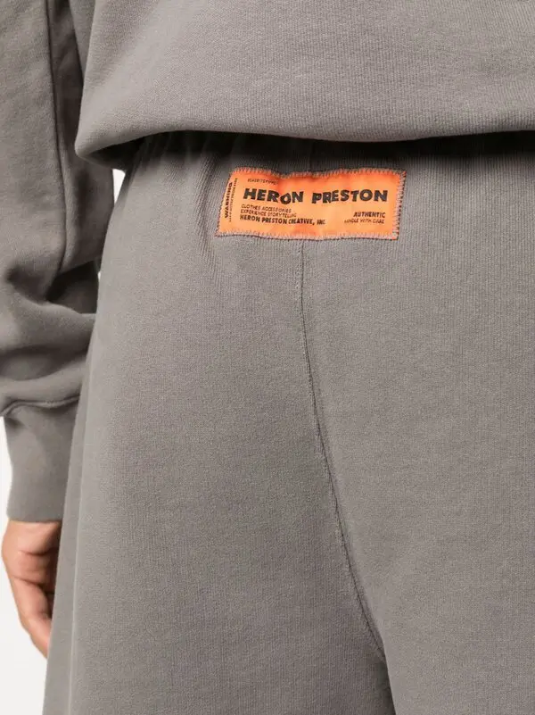 Heron Preston Logo-print Track Shorts - Grey