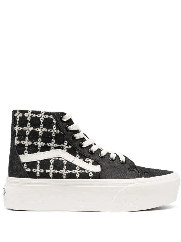 VANS Sk8-hi Embroidered Platform Sneakers