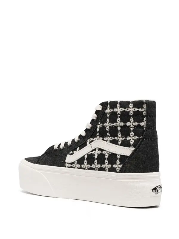 VANS Sk8-hi Embroidered Platform Sneakers