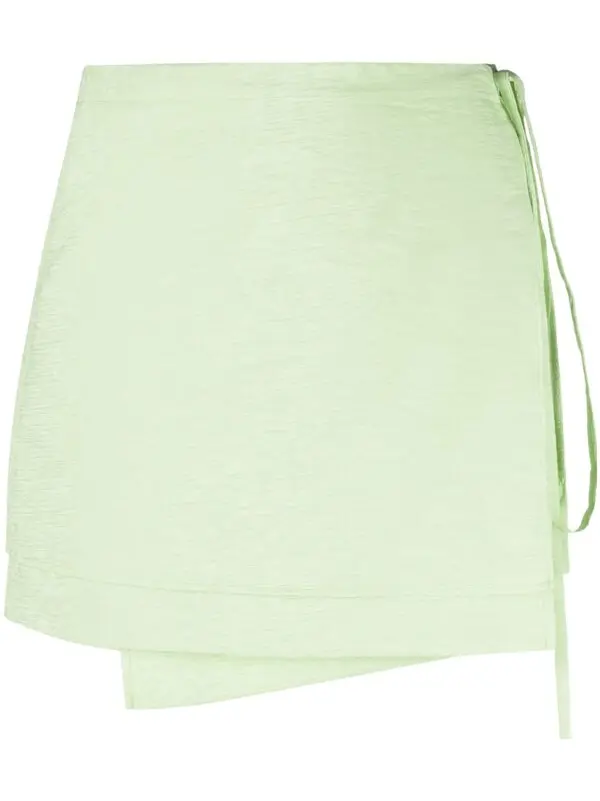 REJINA PYO Wrap Miniskirt - Green