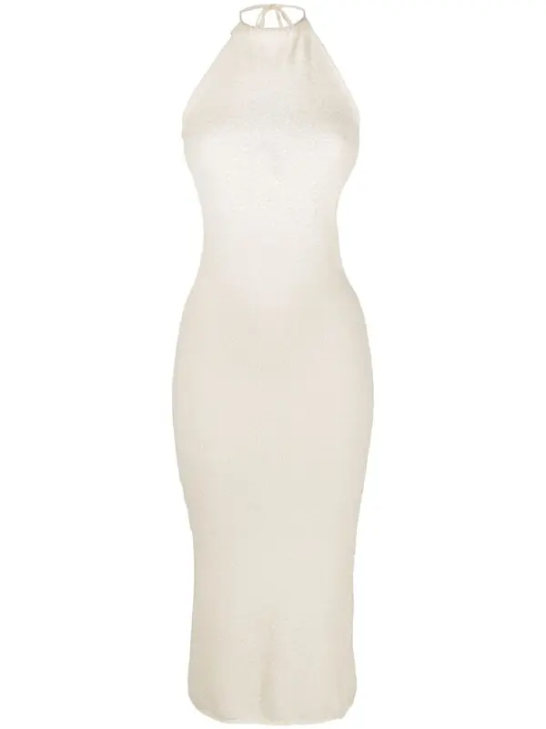Buy Gimaguas Marsa Haterneck Dress - White At 60% Off | Editorialist