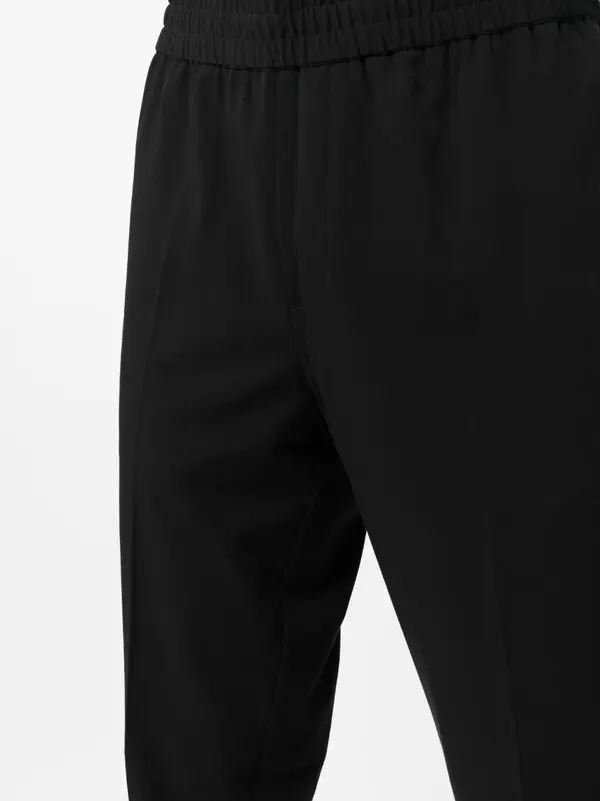 SAMSOE SAMSOE Smithy Tapered-leg Trousers - Black