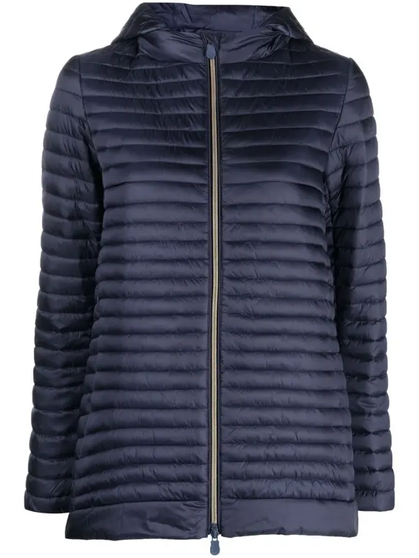 SAVE THE DUCK Iris Removable-hood Coat - Blue
