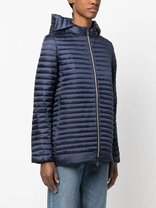 SAVE THE DUCK Iris Removable-hood Coat - Blue