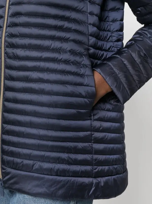SAVE THE DUCK Iris Removable-hood Coat - Blue
