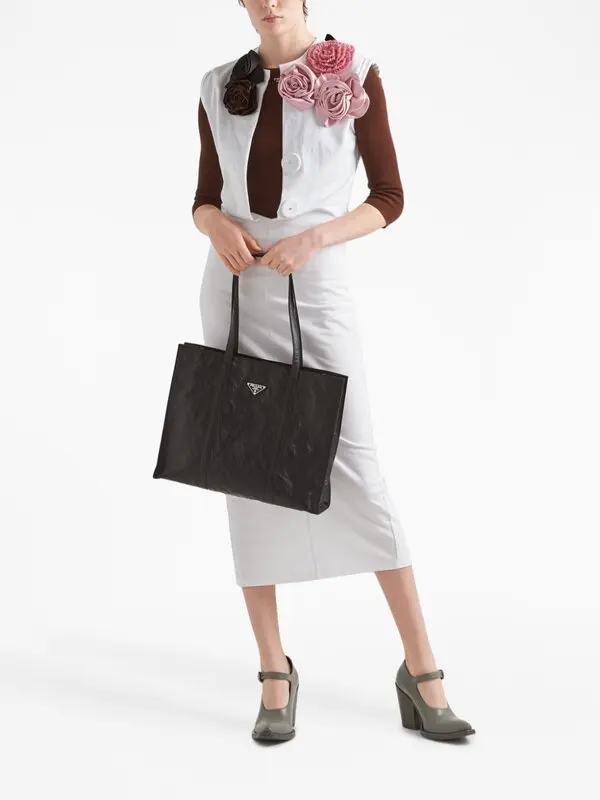 Prada Leather Tote Bag