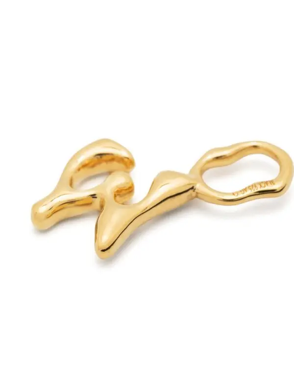 MARIA BLACK Fluent Letter W Charm - Gold