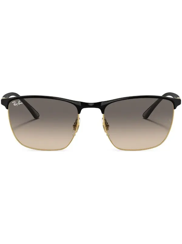 Ray-ban Square-frame Sunglasses - 187/32 Black On Arista