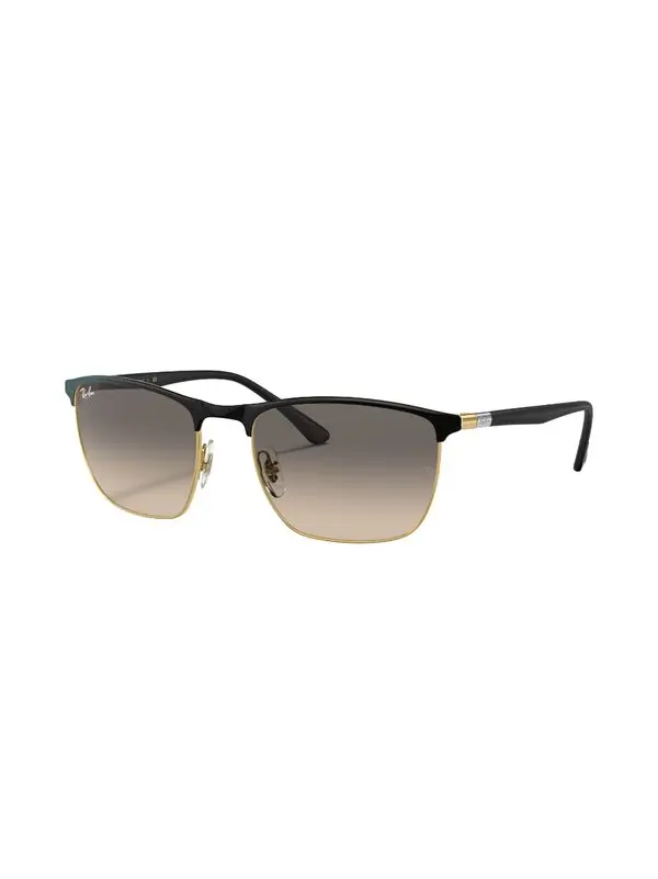 Ray-ban Square-frame Sunglasses - 187/32 Black On Arista