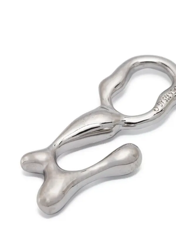MARIA BLACK Fluent U Letter Charm - Silver