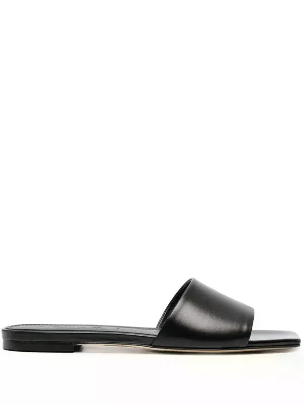 AeydĒ Anna Leather Sandals - Black