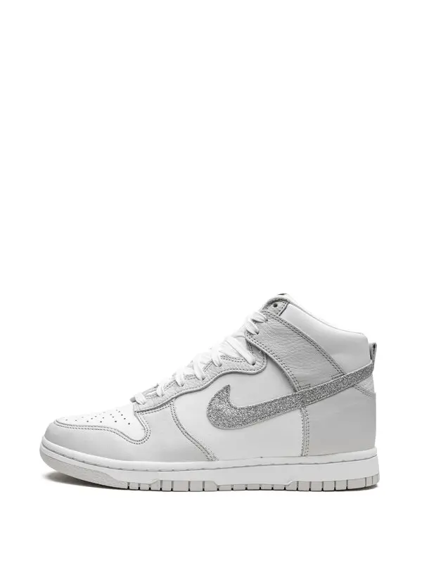 Nike Dunk High Sneakers - 100white/metallic Silver