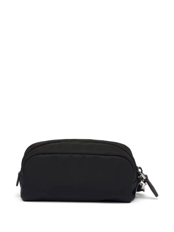 Prada Small Zip-up Makeup Bag - Black