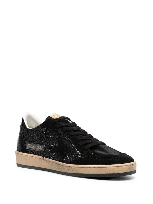 GOLDEN GOOSE Ball Star Glitter Sneakers - Black