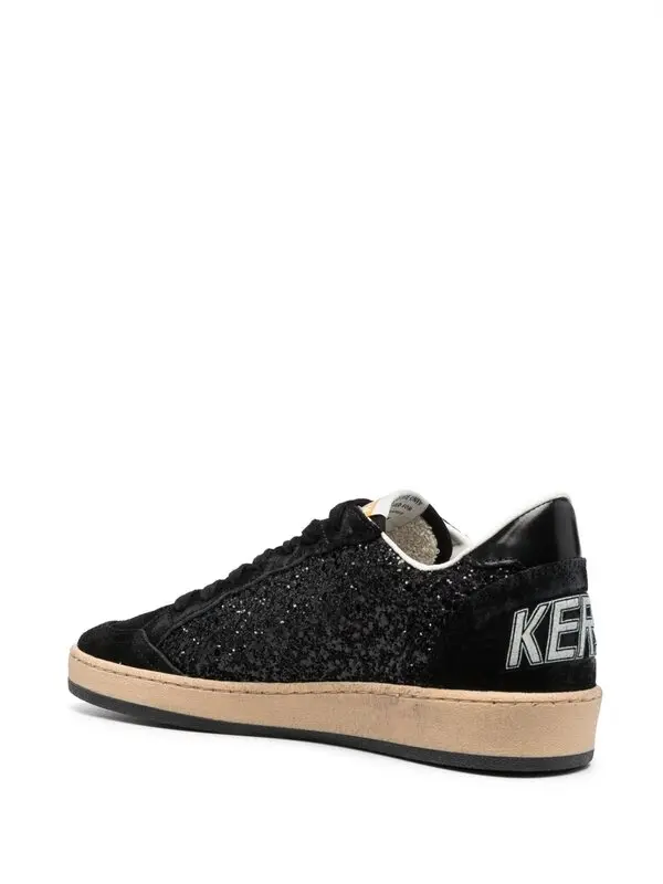 GOLDEN GOOSE Ball Star Glitter Sneakers - Black