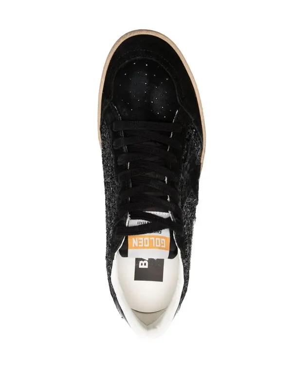 GOLDEN GOOSE Ball Star Glitter Sneakers - Black
