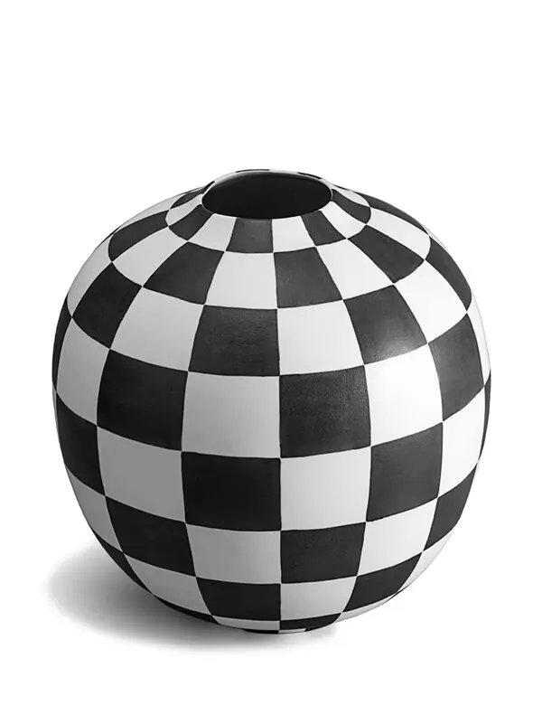 L'Objet Damier Large Vase - White