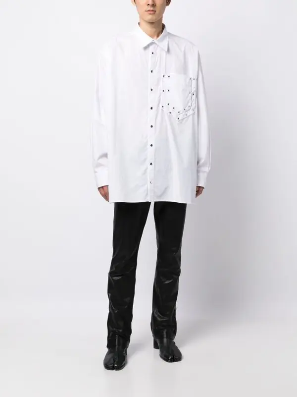 WEINSANTO Studded Cotton Shirt
