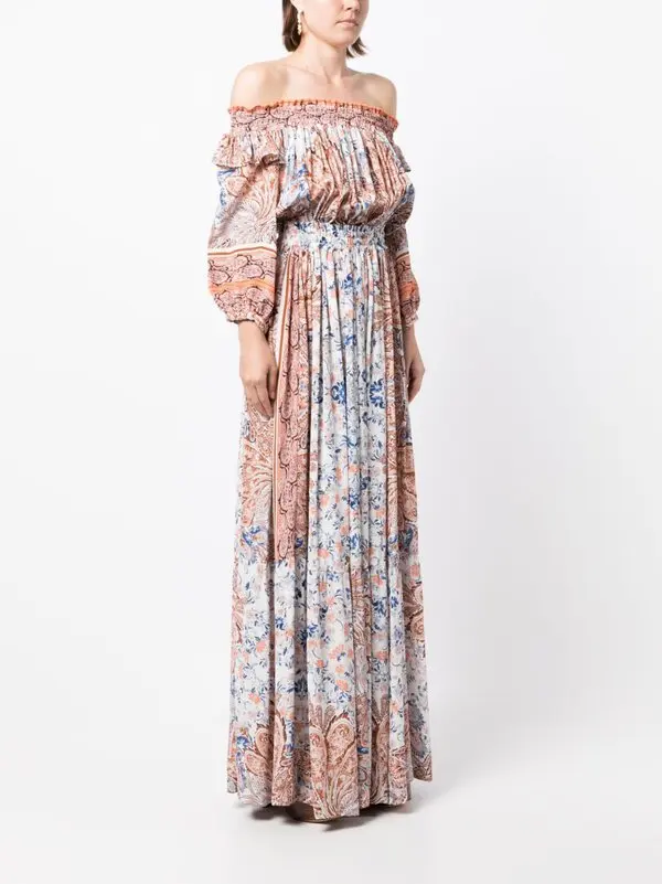 Evarae Floral-print Colette Maxi Dress