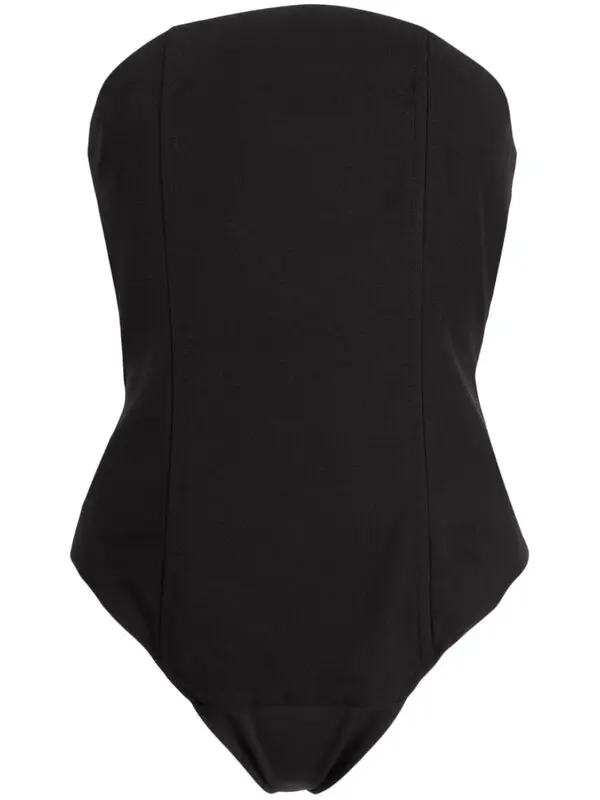 Rokh Slim-cut Paneled Bodysuit