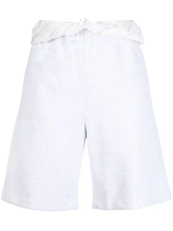 SYSTEM Cotton Track Shorts