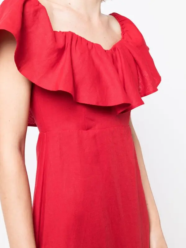 Baela Fluted Linen Dress