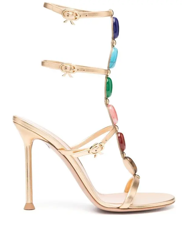 GIANVITO ROSSI Shanti 105mm Gladiator Sandals