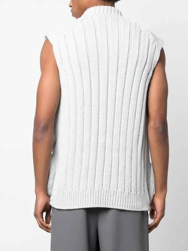 Off-White Multiple-pocket Knit Gilet