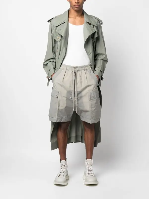 Rick Owens Check-print Knee-length Shorts