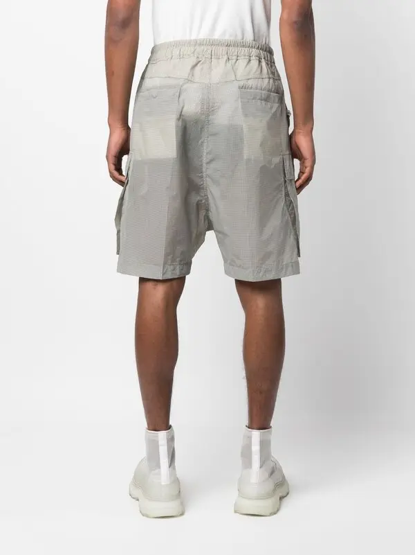 Rick Owens Check-print Knee-length Shorts