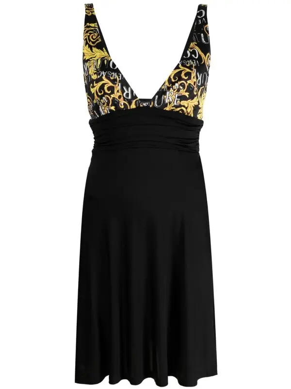 Versace Logo-print Minidress