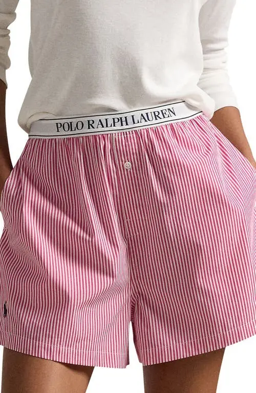 Polo Ralph Lauren Boxer Pajama Shorts - College Pink