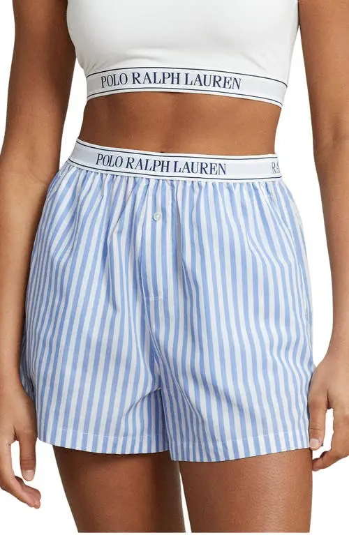 Polo Ralph Lauren Boxer Pajama Shorts - Wide Stripes