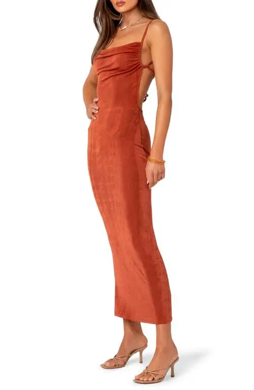 EDIKTED Clea Open Back Dress