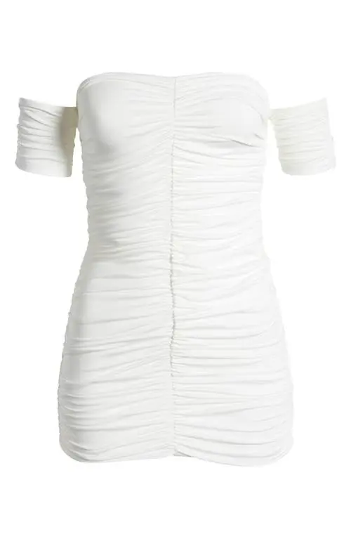 EDIKTED Mira Off The Shoulder Minidress