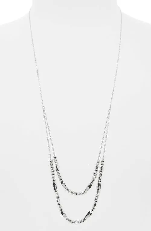 Gorjana Kellen Adjustable Layer Necklace - Silver
