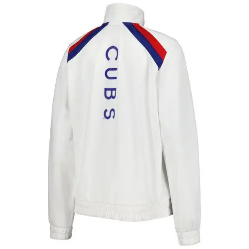 G-III 4HER BY CARL BANKS Chicago Cubs Full-zip Track Jacket