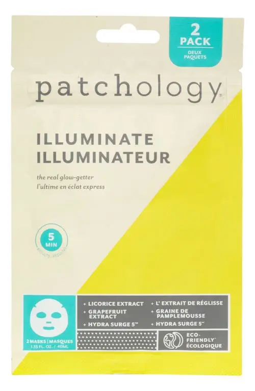 PATCHOLOGY 2-pack Flashmasque™ Illuminate Sheet Mask - No Color