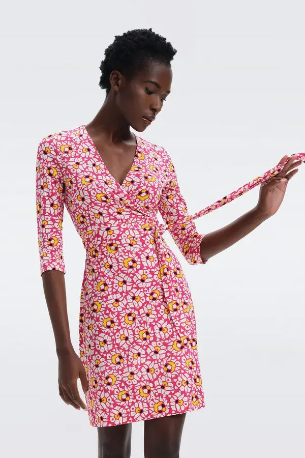 Print Diane Von Furstenberg Julian Wrap Dress Diane Von