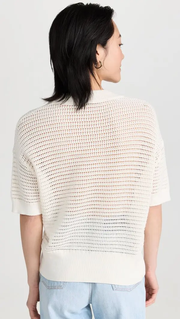 Varley Callie Knit Top - Egret