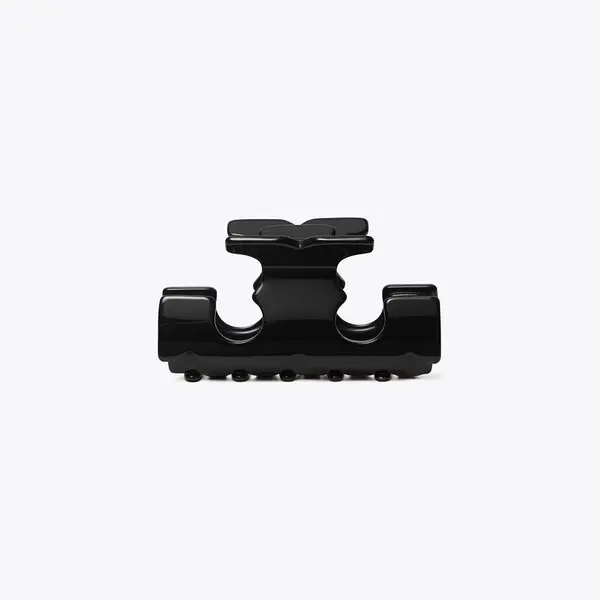 Tory Burch Serif-t Hair Clip - Black