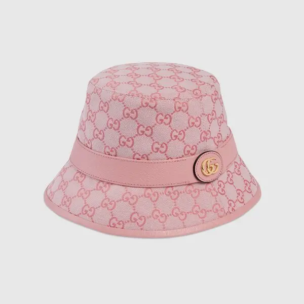Gucci Gg Canvas Bucket Hat - Pink